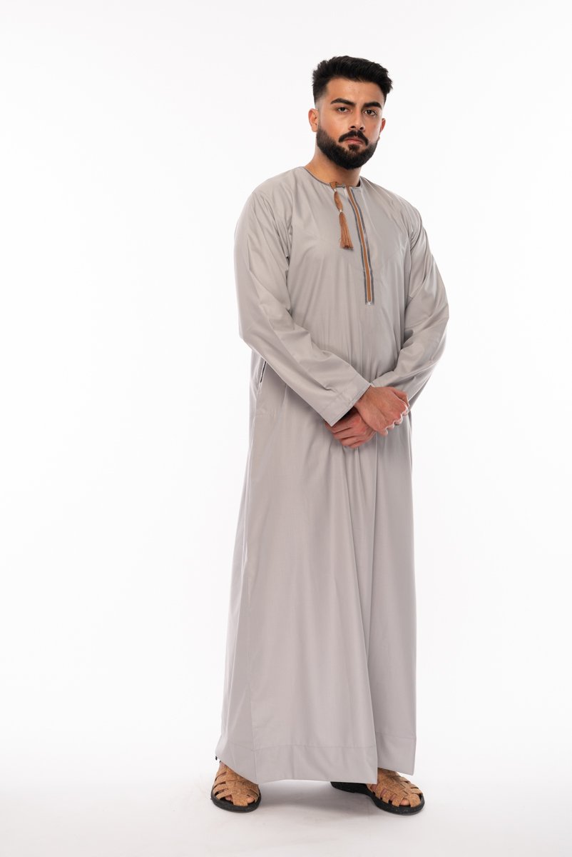 Grey Habeel Omani Jubba - £39.99